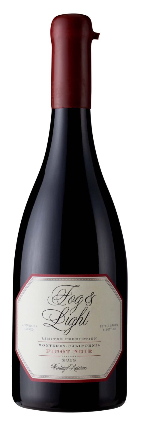 Fog & Light 2018 Pinot Noir Bottle Shot | SFW Media