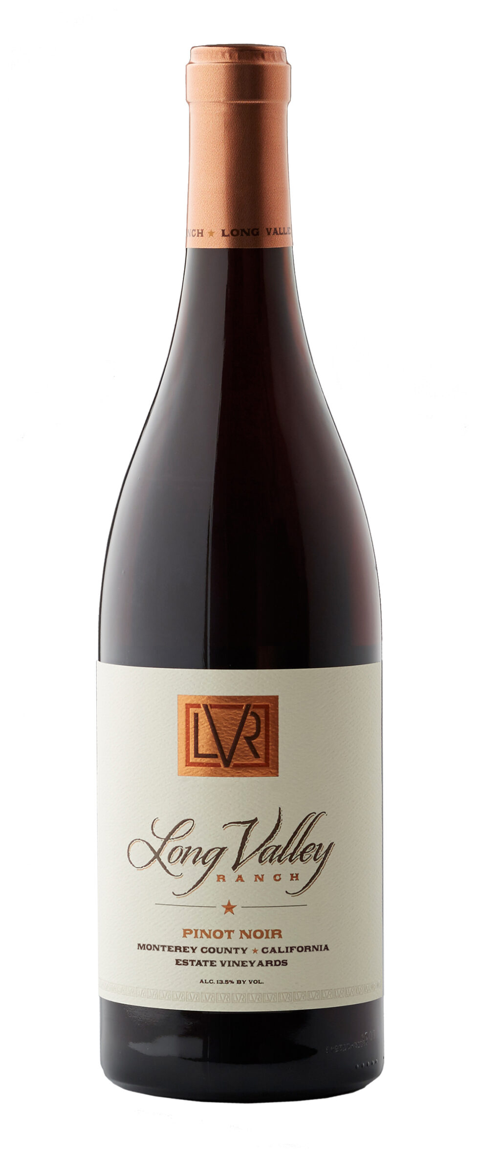 Long Valley Ranch NV Pinot Noir bottle shot -high res | SFW Media