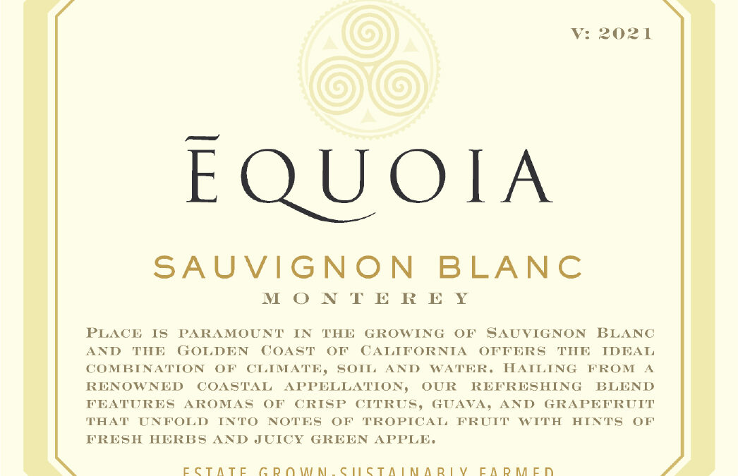 Equoia NV Sauvignon Blanc front label -high res | SFW Media