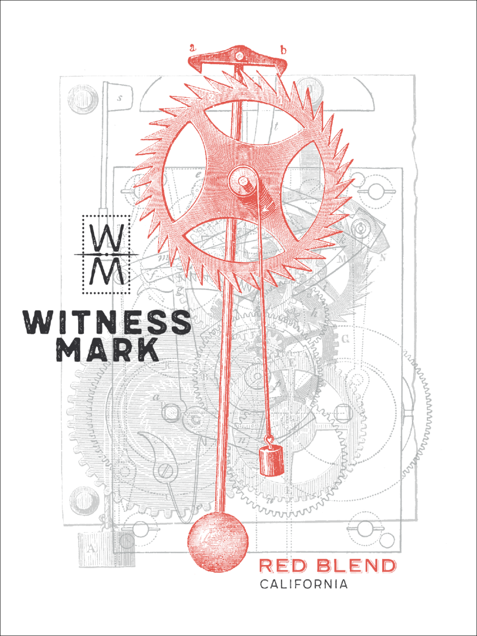 Witness Mark NV Red Blend Front Label -transp | SFW Media